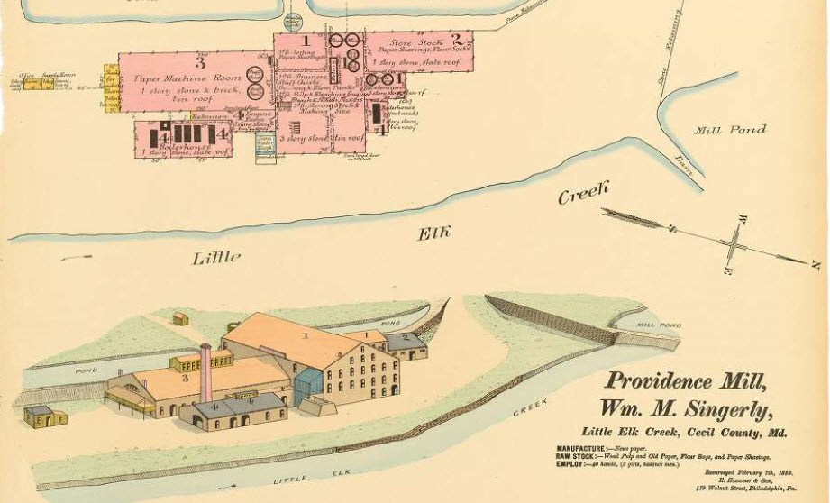 Old Commercial Maps for Delaware & Maryland Available from Philadelphia ...